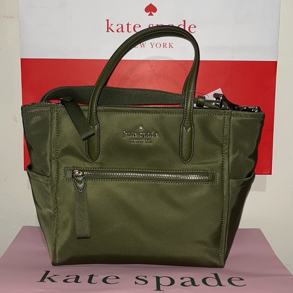 kate spade | Bags | Kate Spade Chelsea Nylon Medium Satchel Crossbody ...